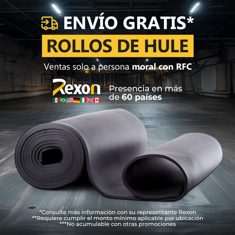 Rollos de Hule Rexon: envío gratis*